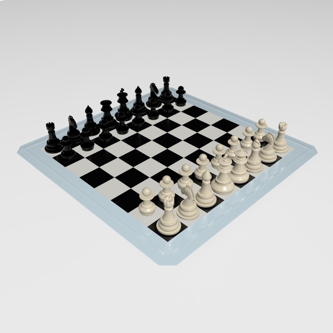 3D chess set - TurboSquid 1701848