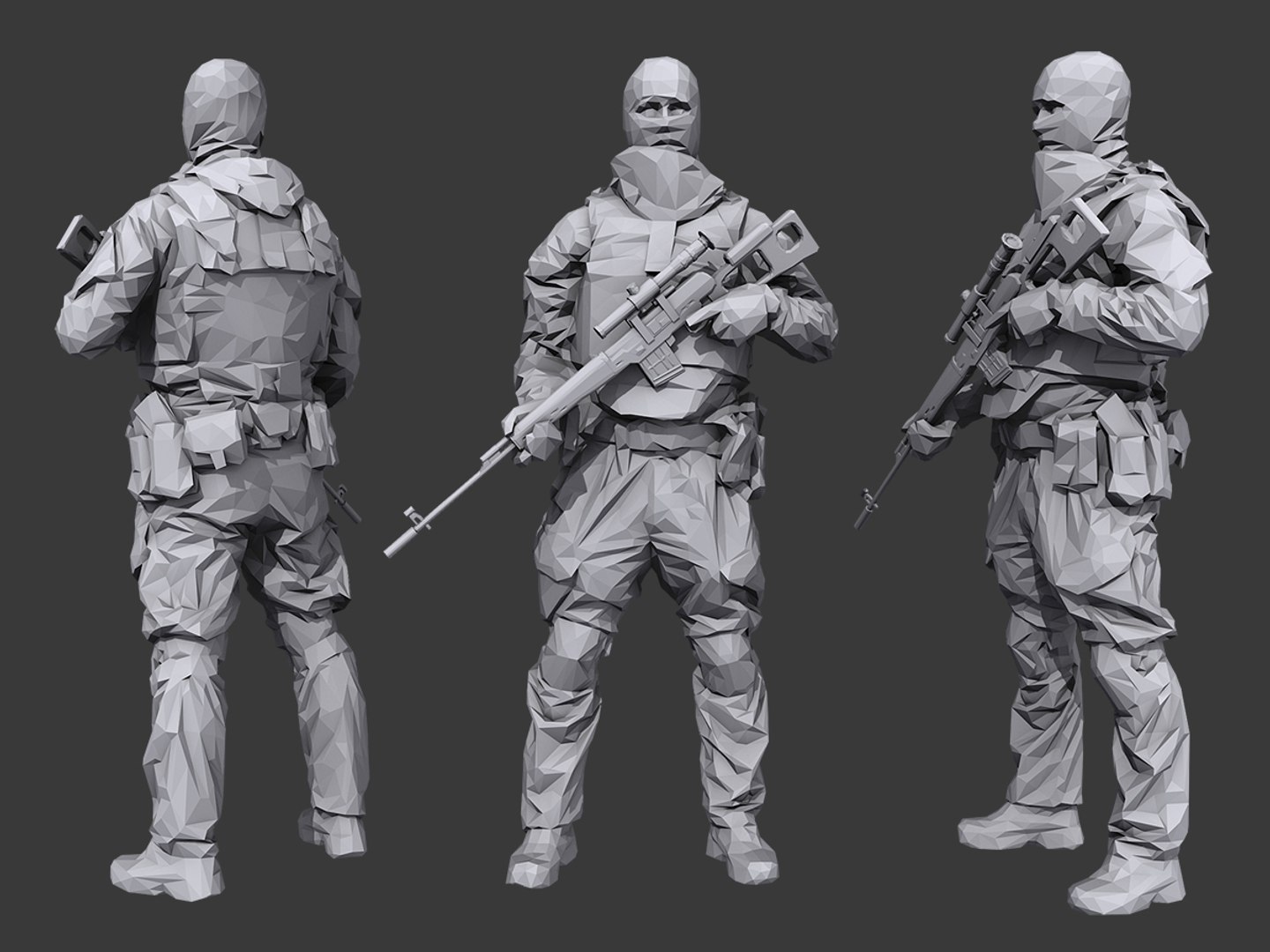 Special Forces Pack Characters Model - TurboSquid 1280154
