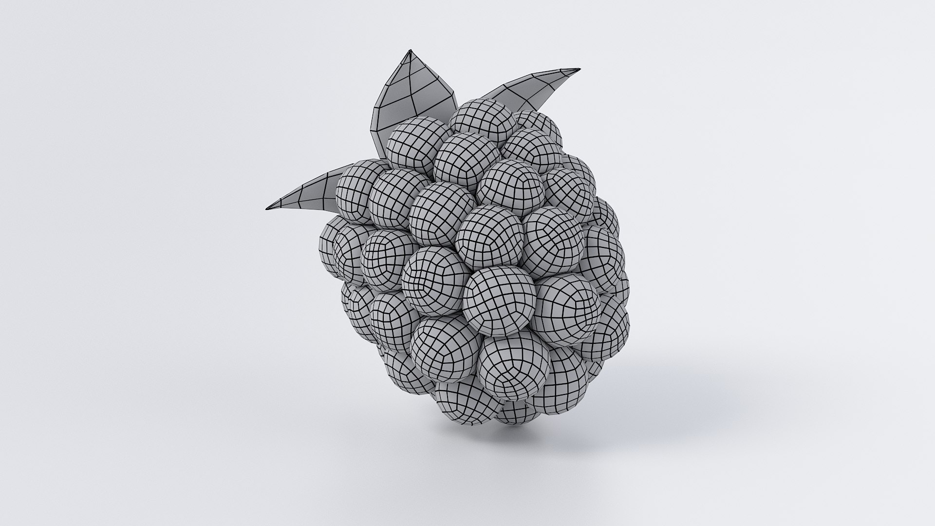 3D Model Cartoon Raspberry - TurboSquid 2095359