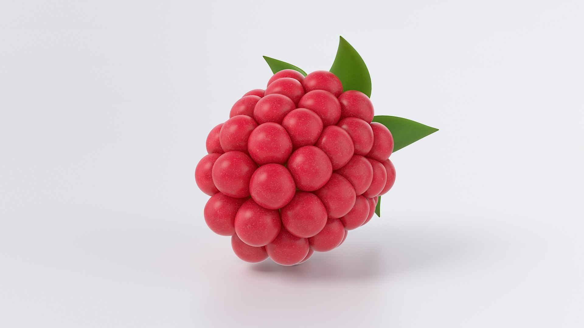 3D Model Cartoon Raspberry - TurboSquid 2095359