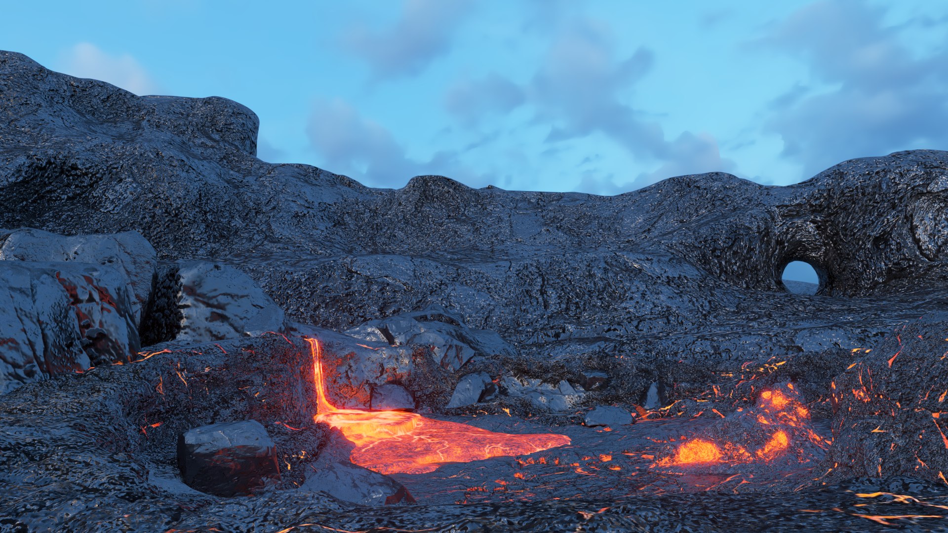Volcanic Eruption Pbr 3D - TurboSquid 1607723
