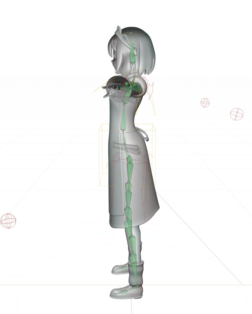 Elf Waitress 3D Model - TurboSquid 1626761