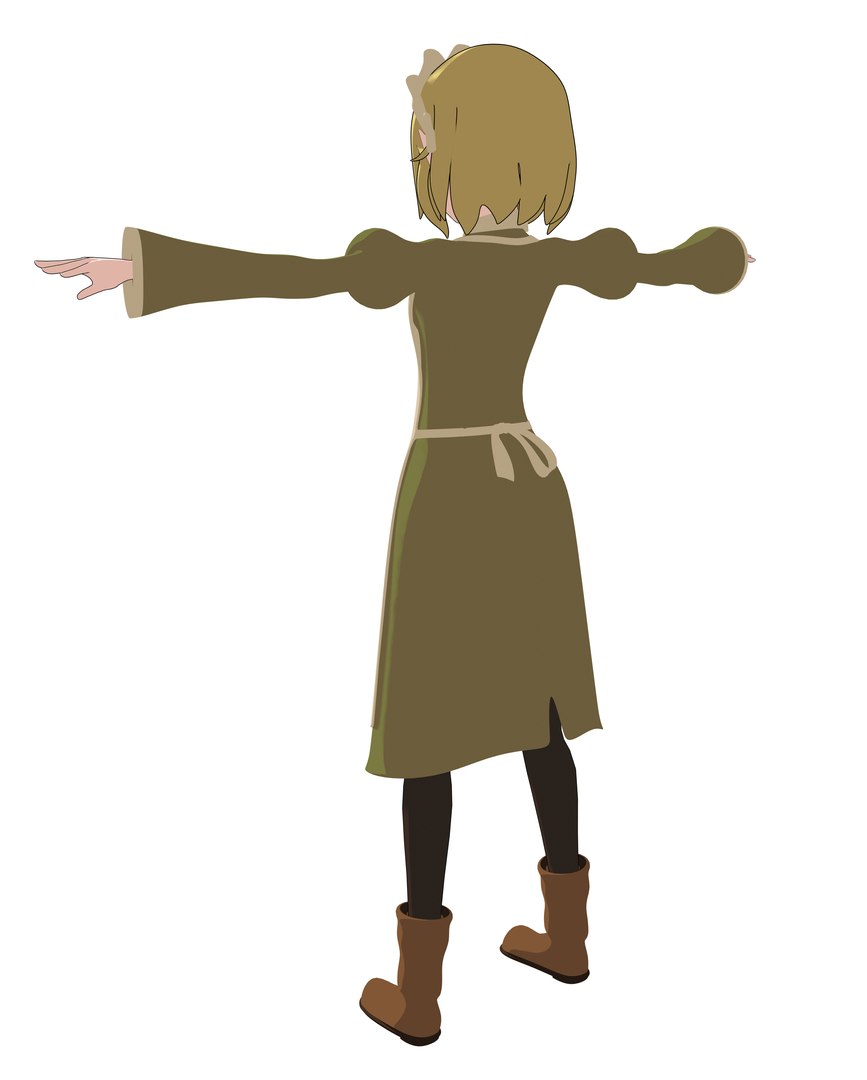 Elf Waitress 3D Model - TurboSquid 1626761