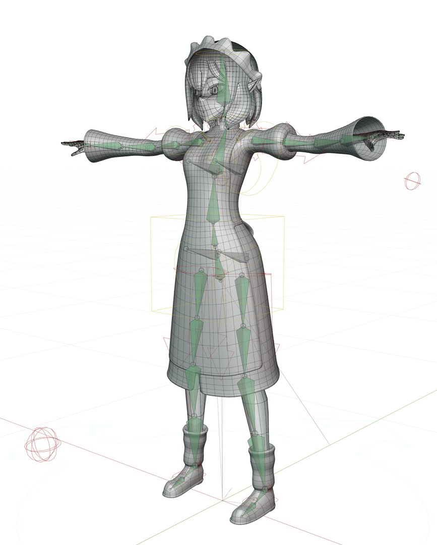 Elf Waitress 3D Model - TurboSquid 1626761