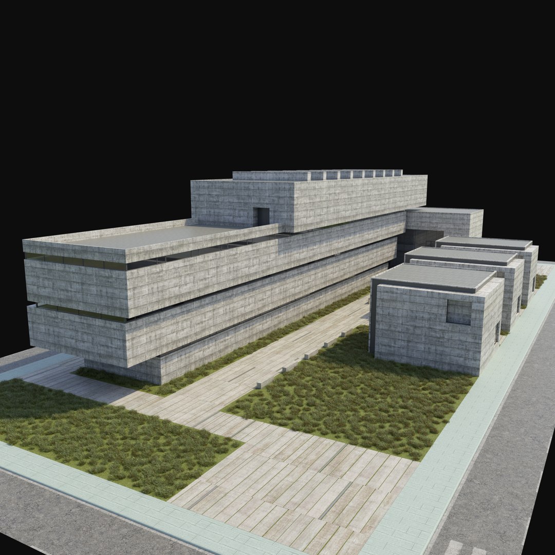 Building Grass Model - TurboSquid 1361390