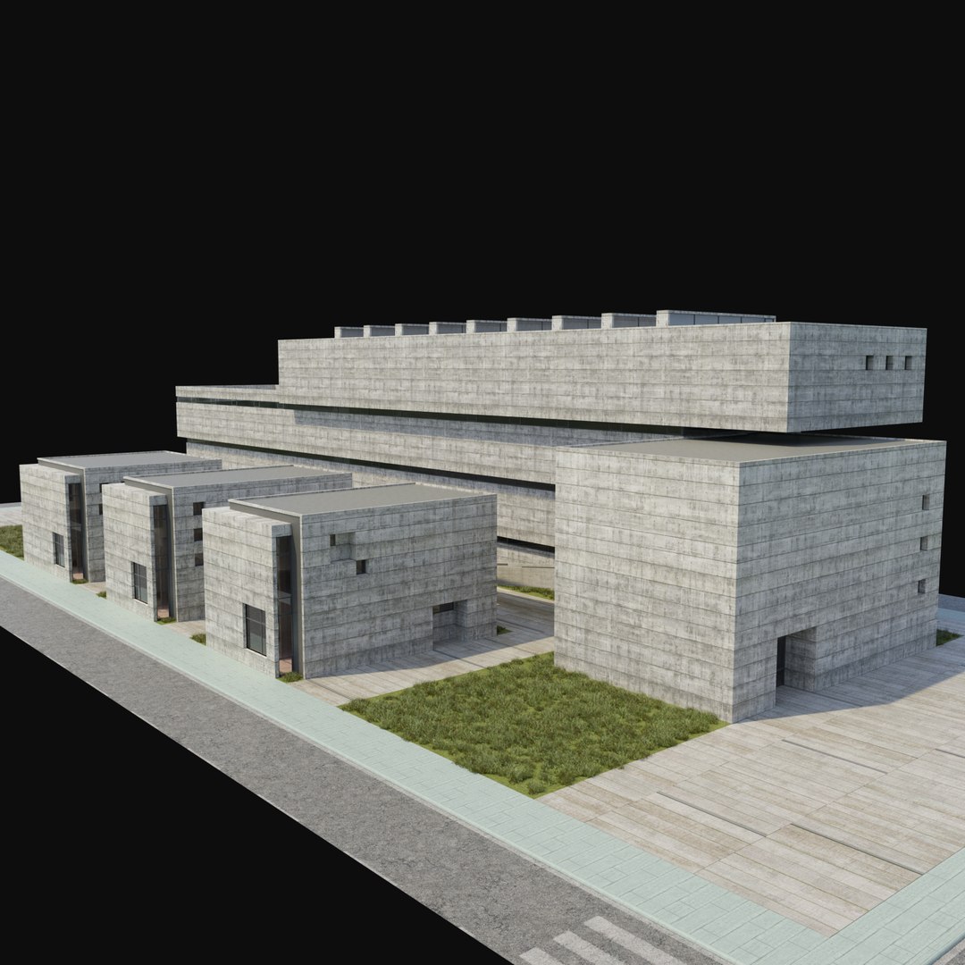 Building Grass Model - TurboSquid 1361390