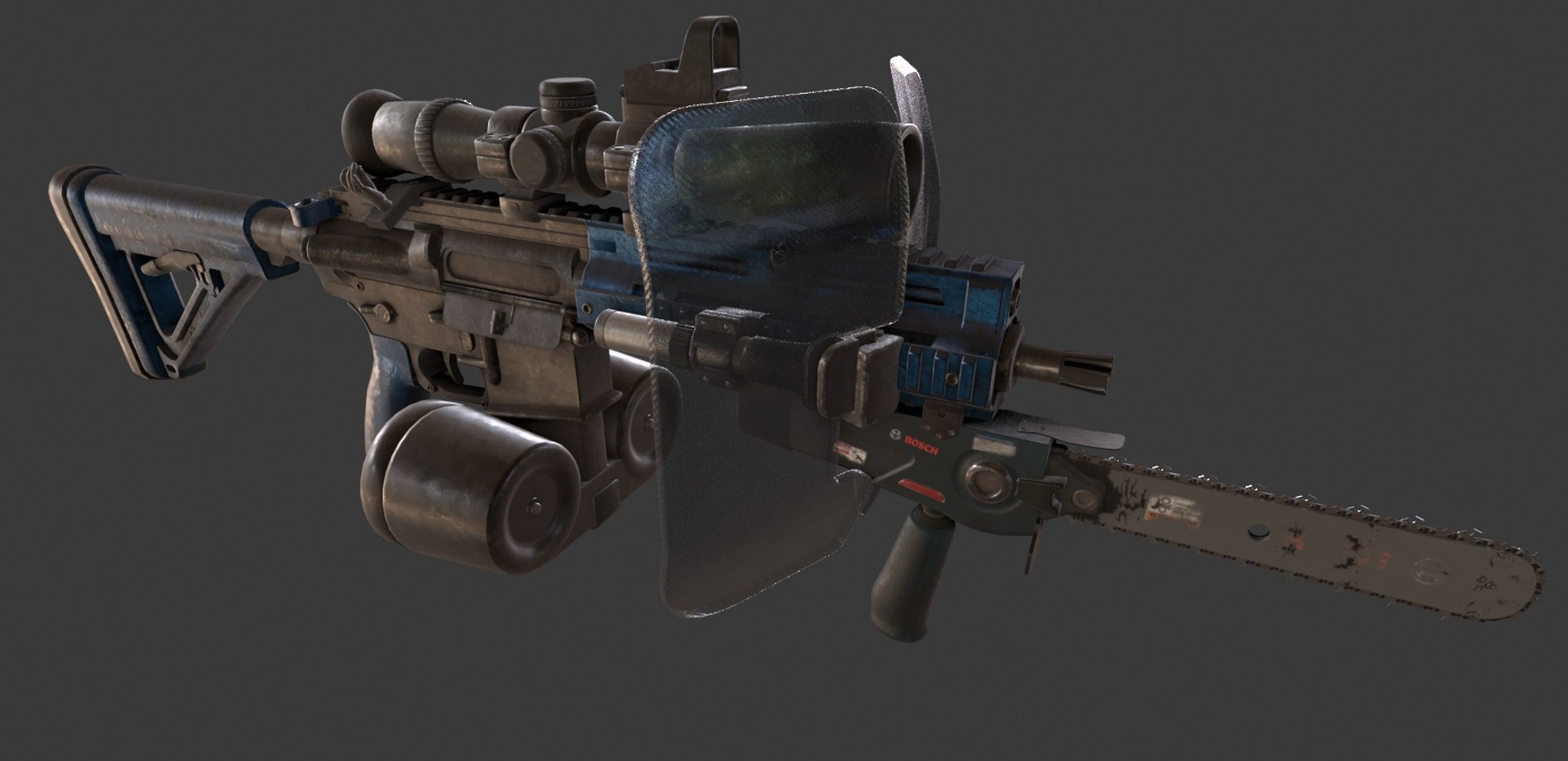 3D Model Redneck Survival Ar - TurboSquid 1530120