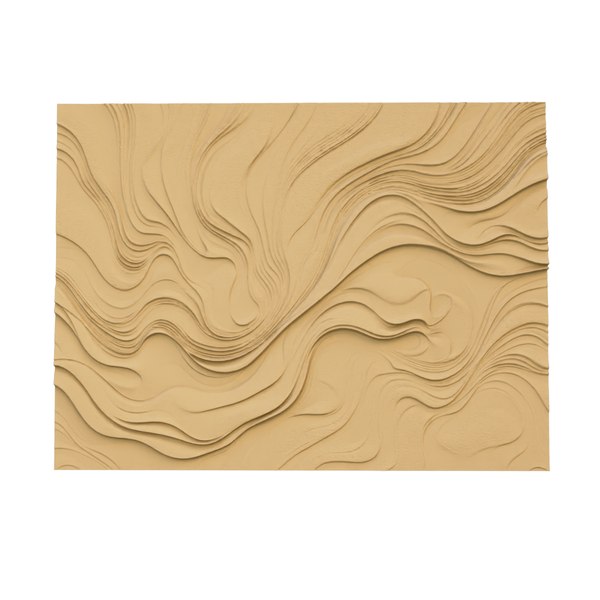 modelo 3d Conjunto de decoración de pared con paneles modernos Mural de ...