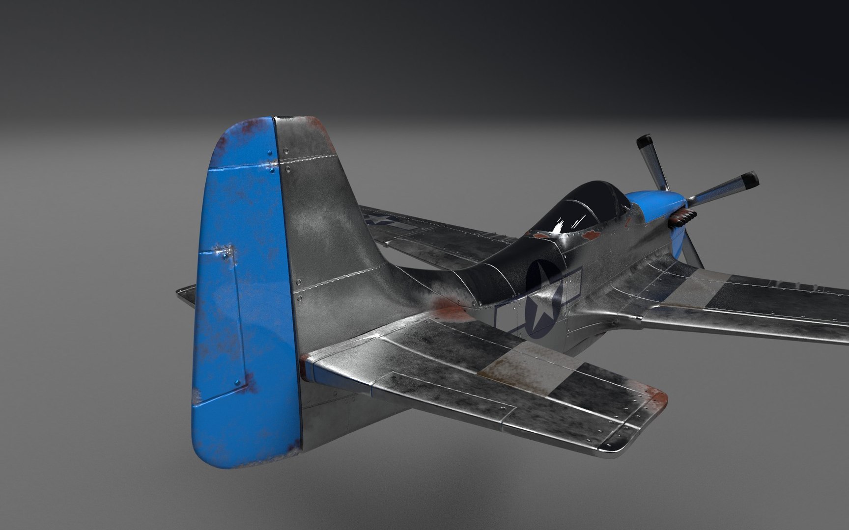 Airplane P-51 3D - TurboSquid 1930810
