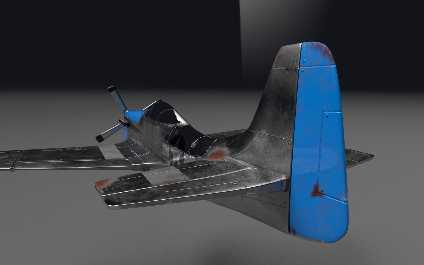 Airplane P-51 3D - TurboSquid 1930810