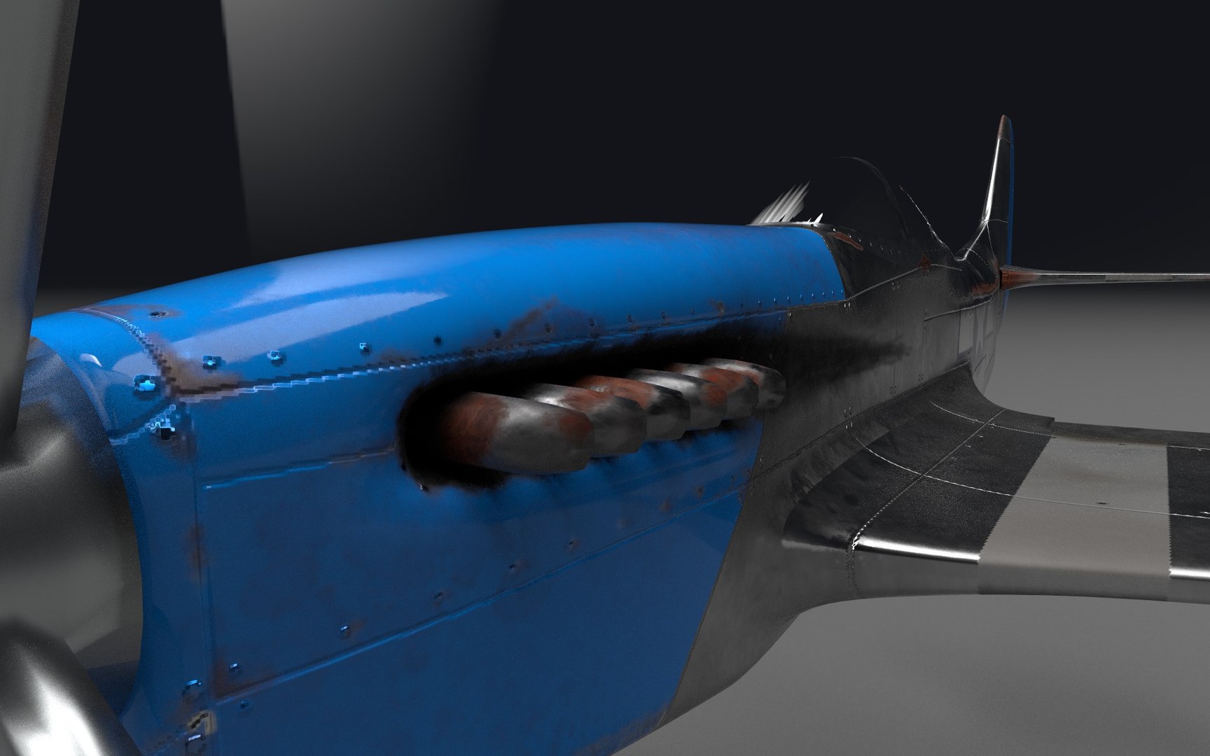 Airplane P-51 3D - TurboSquid 1930810