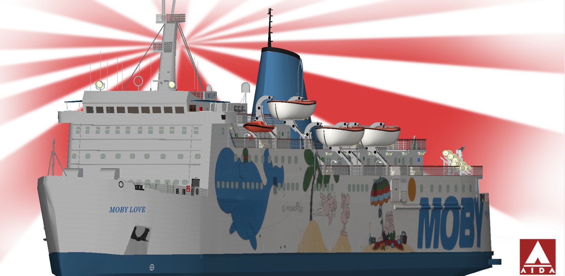 3D Moby Love Model - TurboSquid 1206965