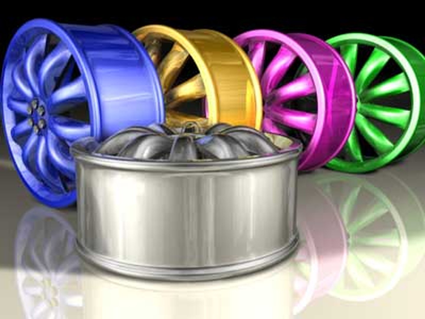 Car Rim Chrome C4d