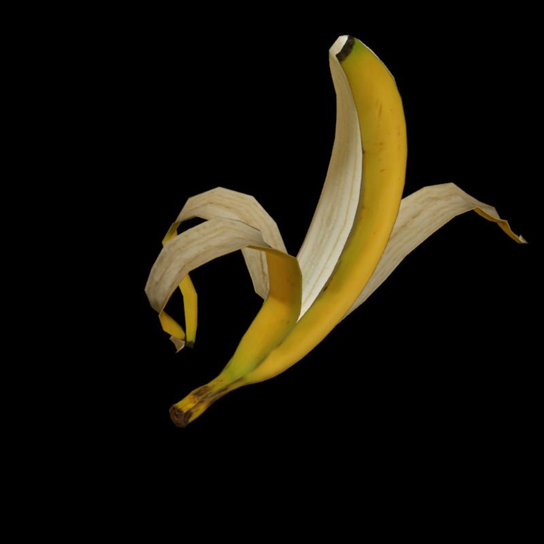 Rigged Banana Fruit Model - TurboSquid 1223282
