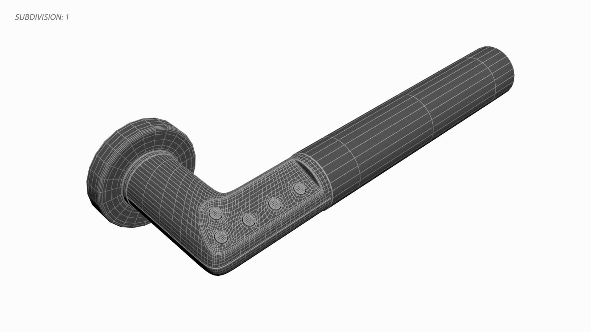 Electronic Keypad Door Handle 3D - TurboSquid 2328001