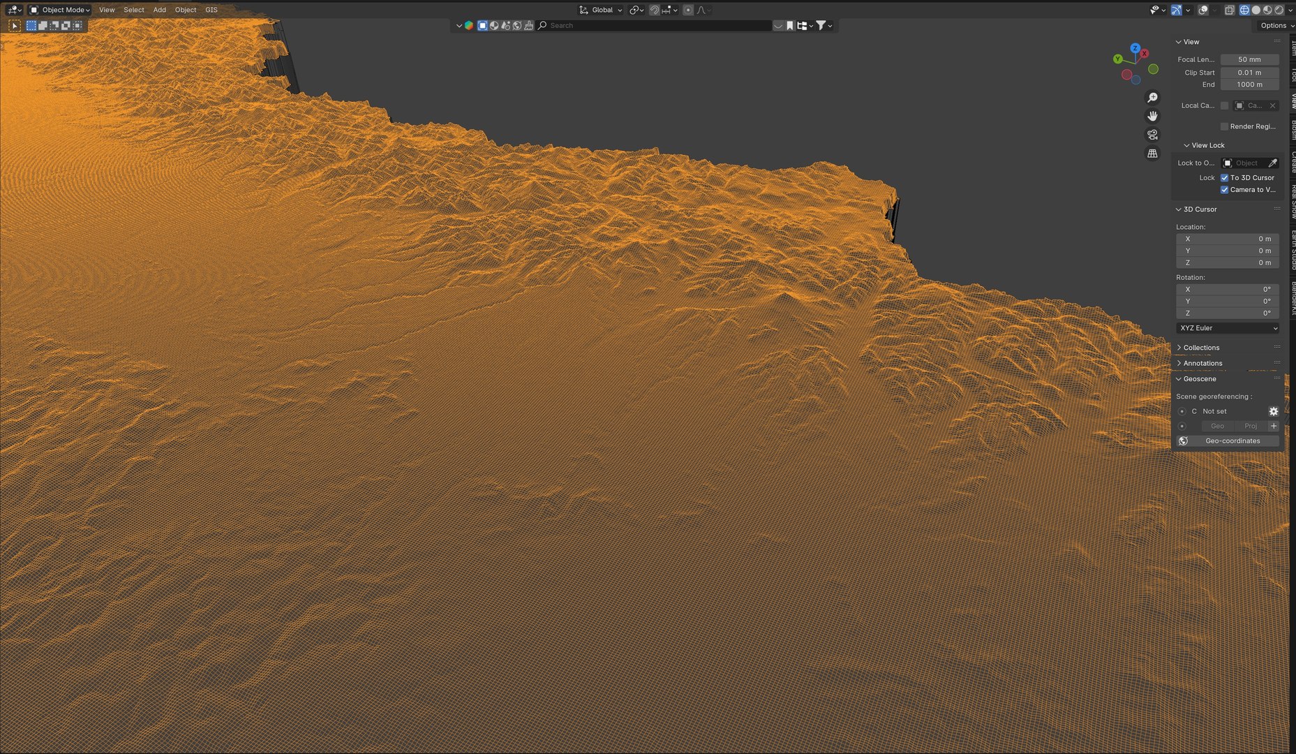 Chile Terrain Map 3D Model - TurboSquid 2335543