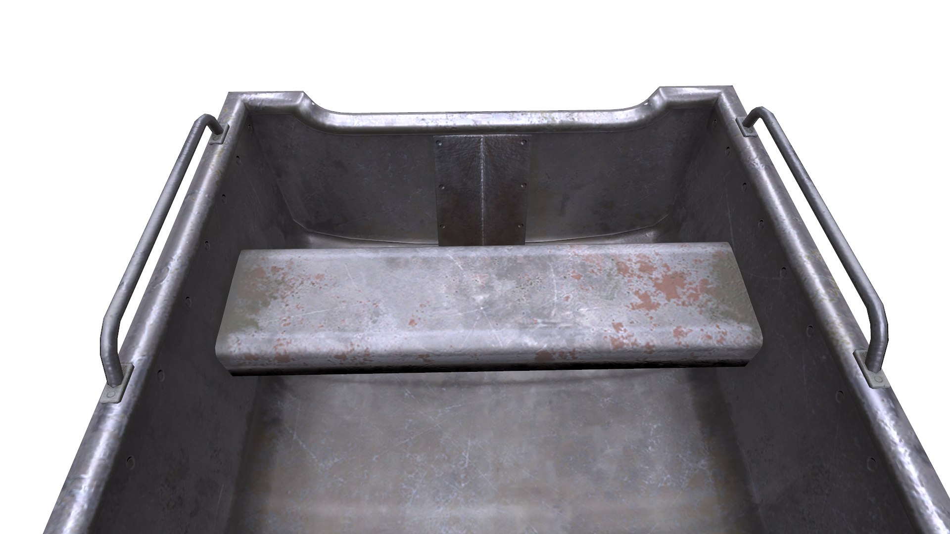 3D Model Metal Row Boat Low-poly PBR - TurboSquid 2007950