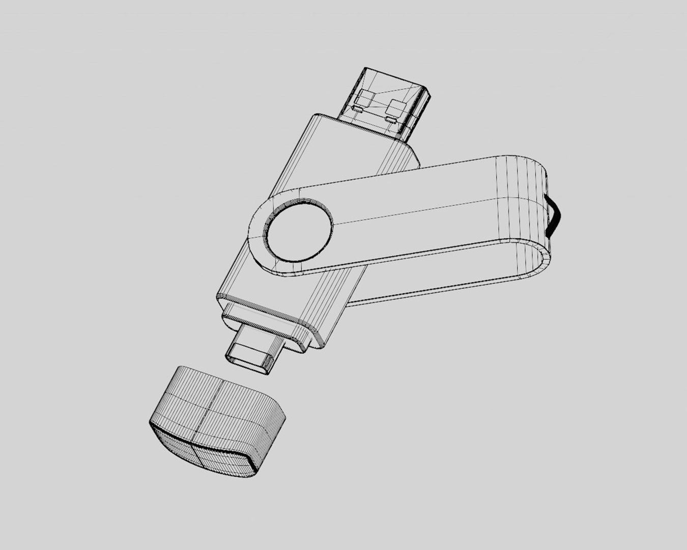 3D Model Pen Drive - TurboSquid 2271908