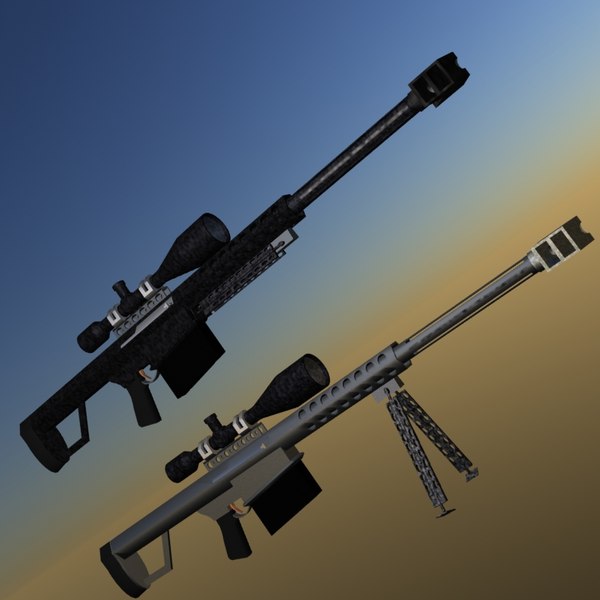 3d model of 50 cal