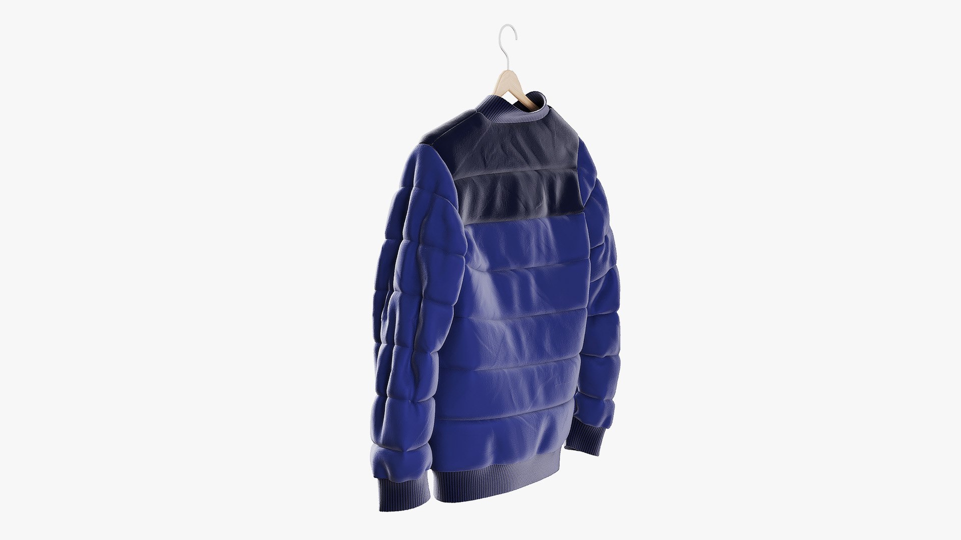 3D Model Mens Padded Jacket On A Hanger - TurboSquid 2326517
