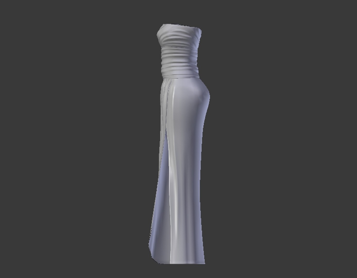 Gown Beige 3d 3ds