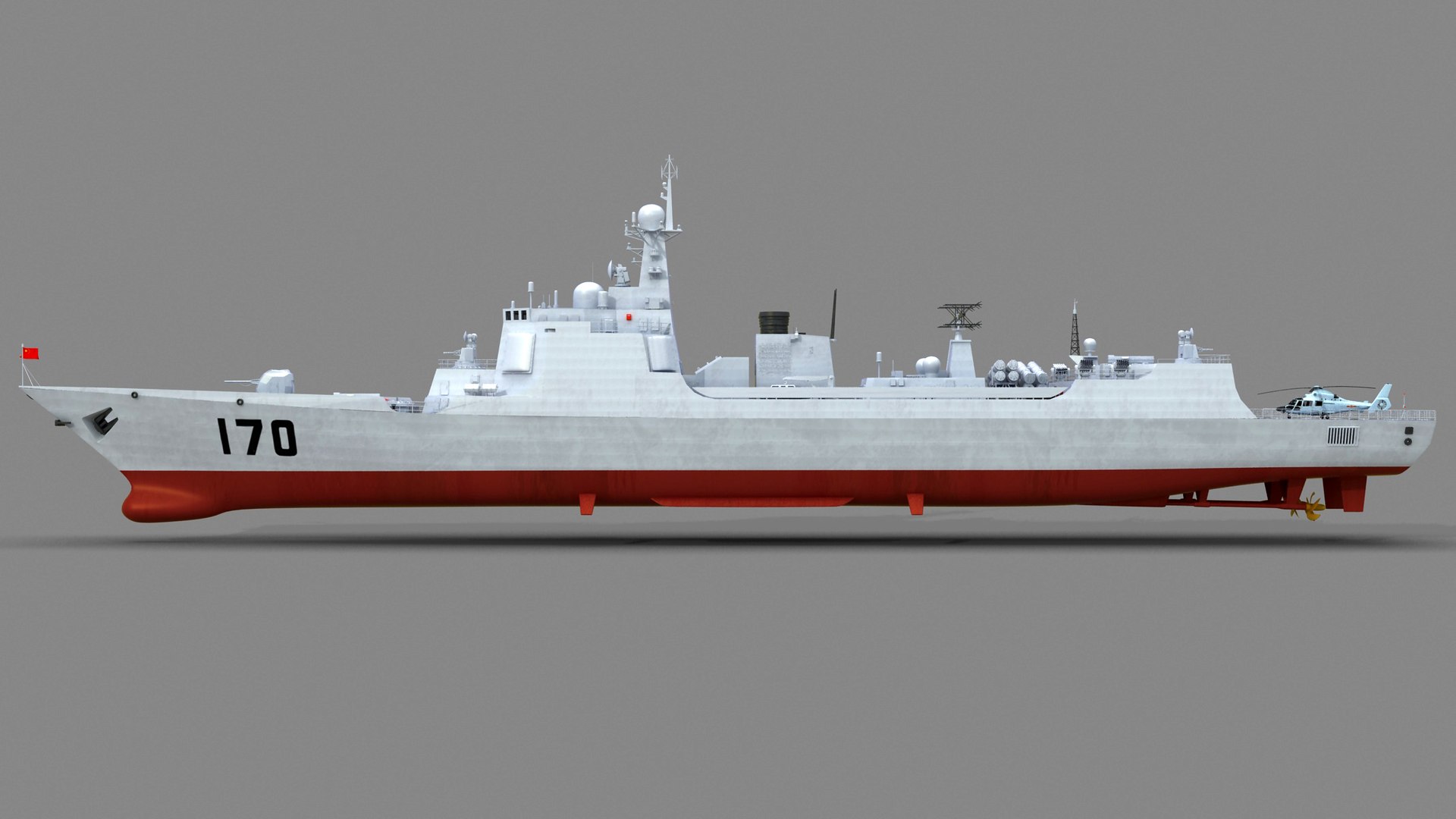 Chinese Type 052c Destroyer 3D Model - TurboSquid 1485390