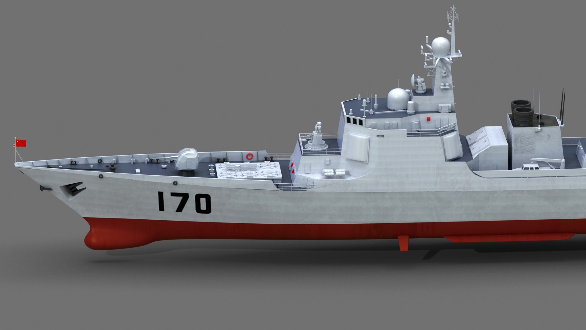 Chinese Type 052c Destroyer 3D Model - TurboSquid 1485390