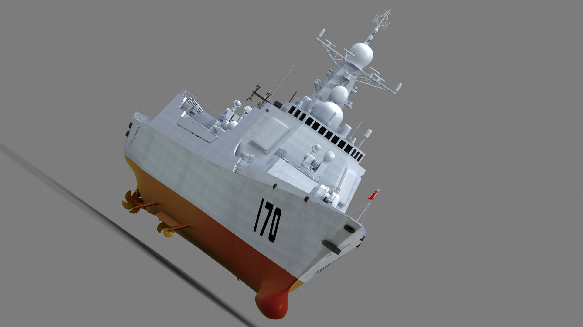 Chinese Type 052c Destroyer 3D Model - TurboSquid 1485390