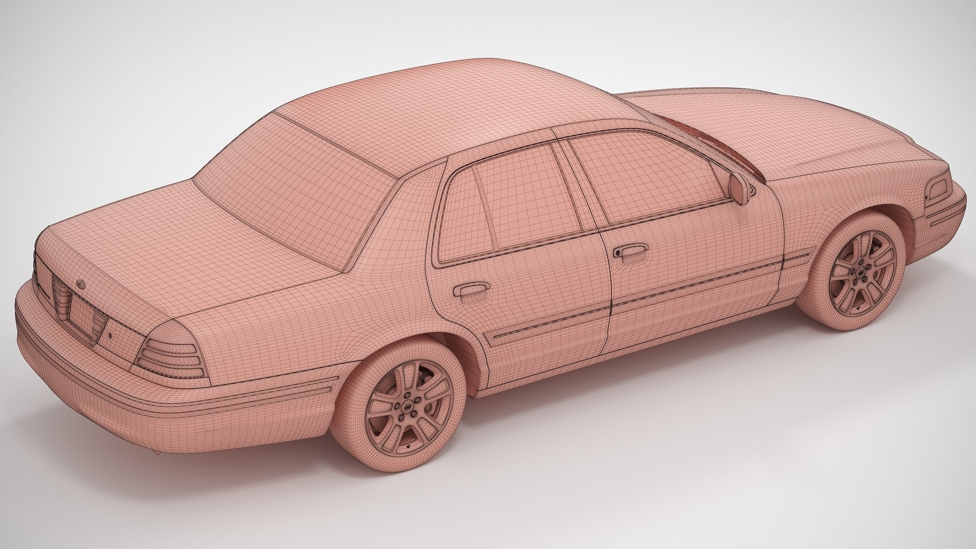 3D Ford Crown Victoria Model - TurboSquid 2006910