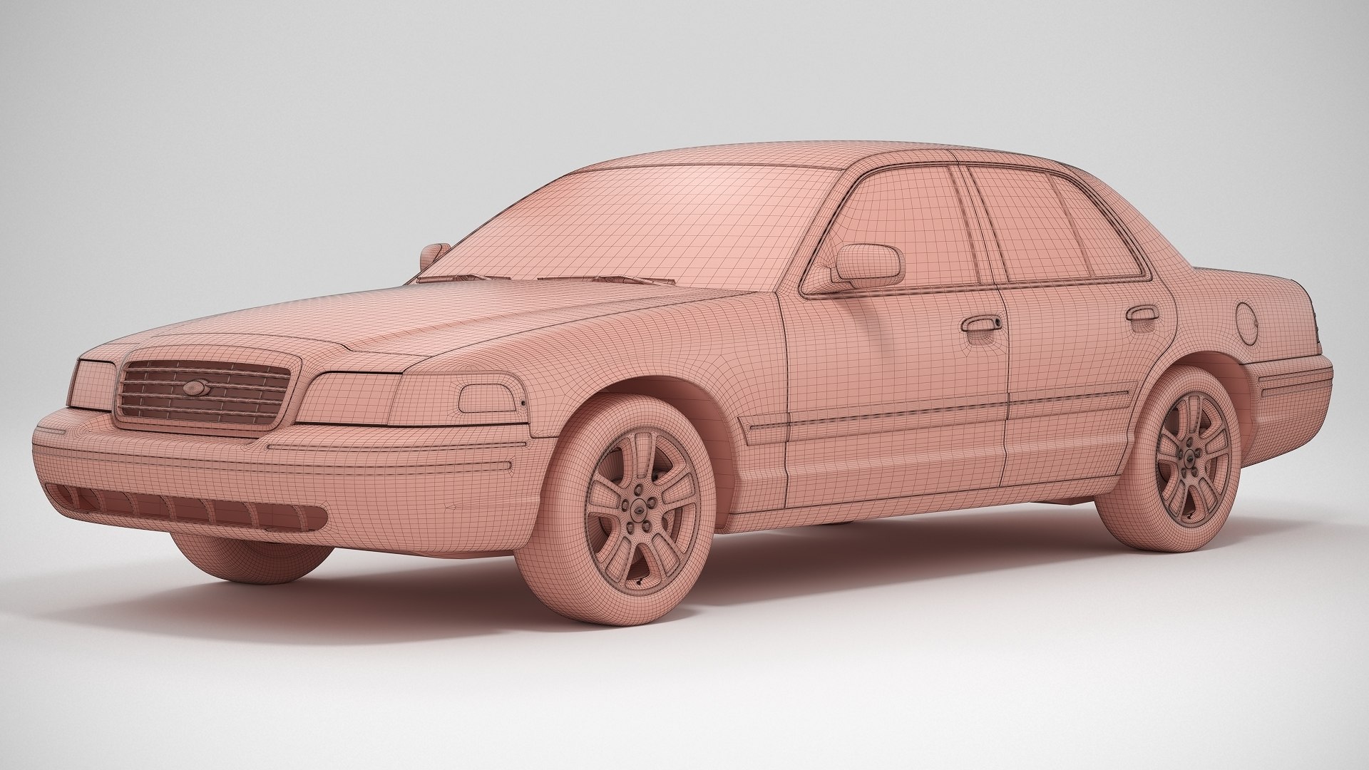 3D Ford Crown Victoria Model - TurboSquid 2006910