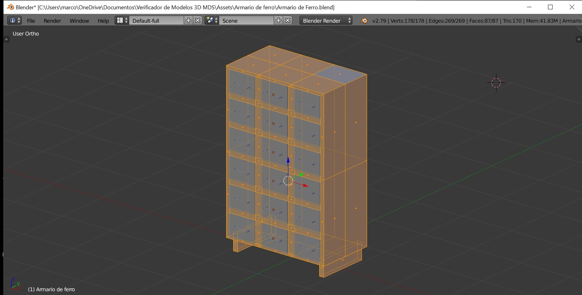 3D Cabinet Scene - TurboSquid 1494915