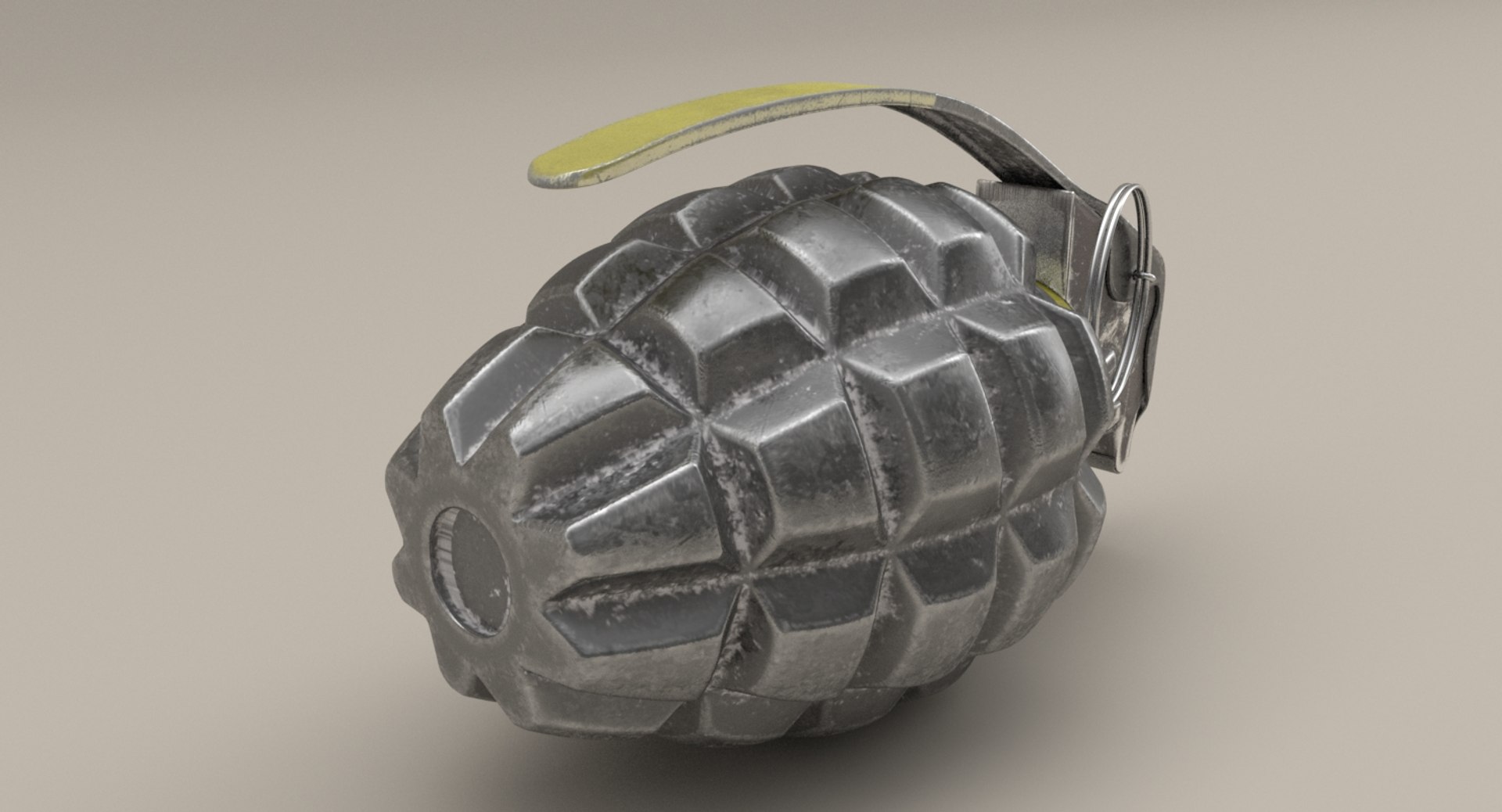 3D hand grenade mk2 2 model - TurboSquid 1239518