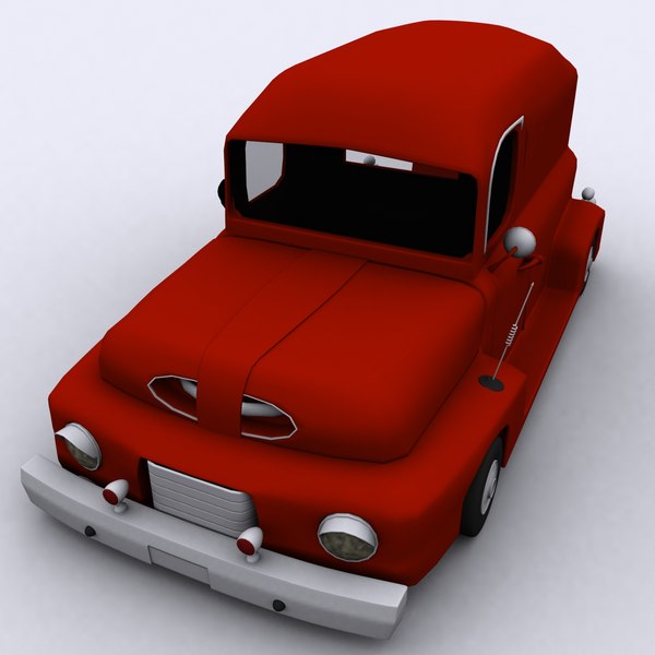 cartoon vintage car 3d max