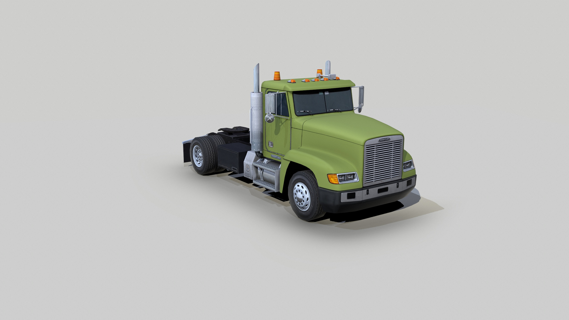 3D Model Freightliner FLD 120 2000 Semi Truck - TurboSquid 2112496