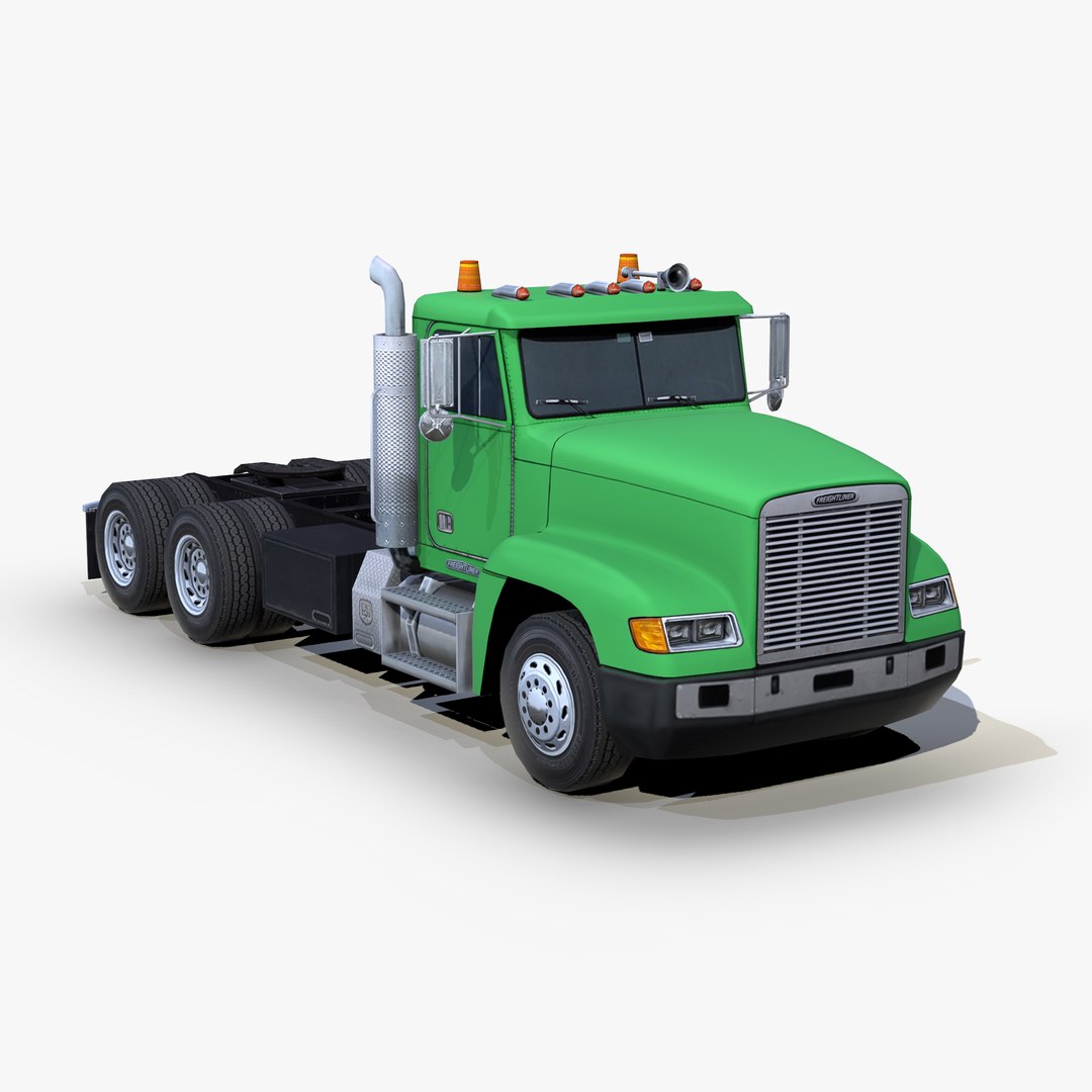 3D Model Freightliner FLD 120 2000 Semi Truck - TurboSquid 2112496