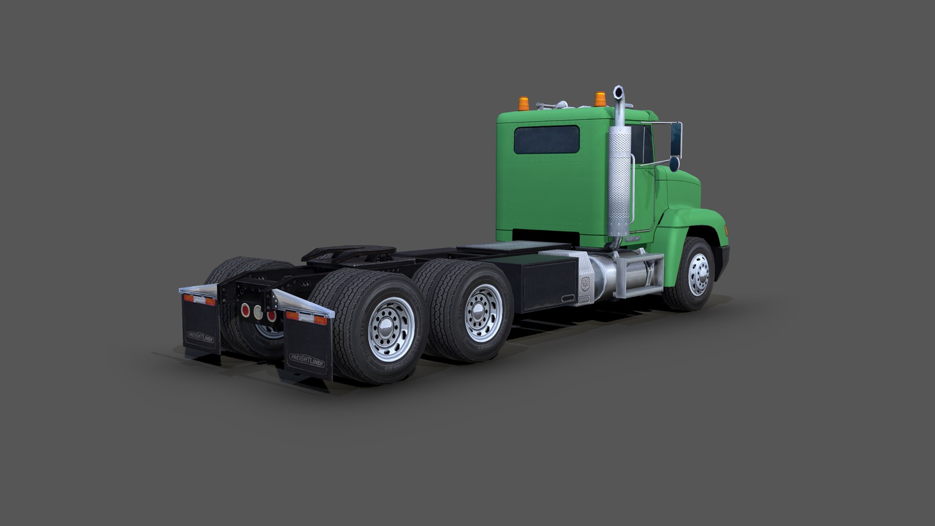 3D Model Freightliner FLD 120 2000 Semi Truck - TurboSquid 2112496