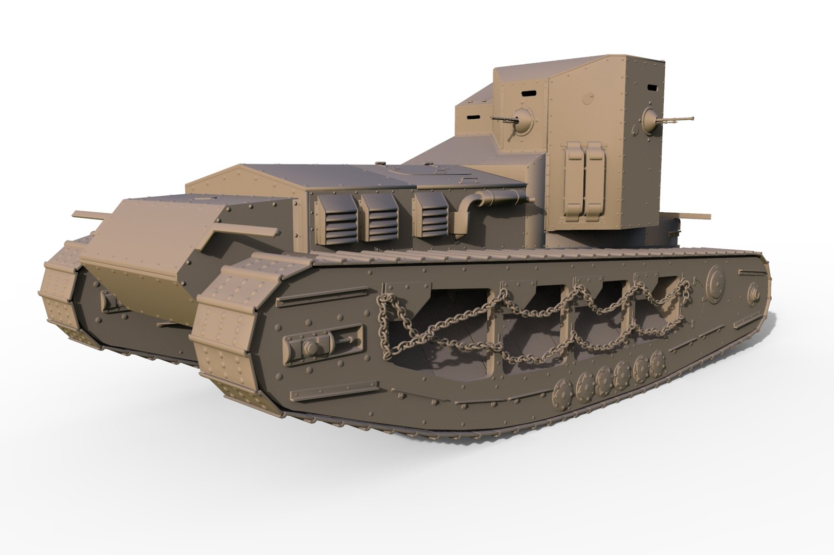 3D Model Mk Whippet - TurboSquid 1444414