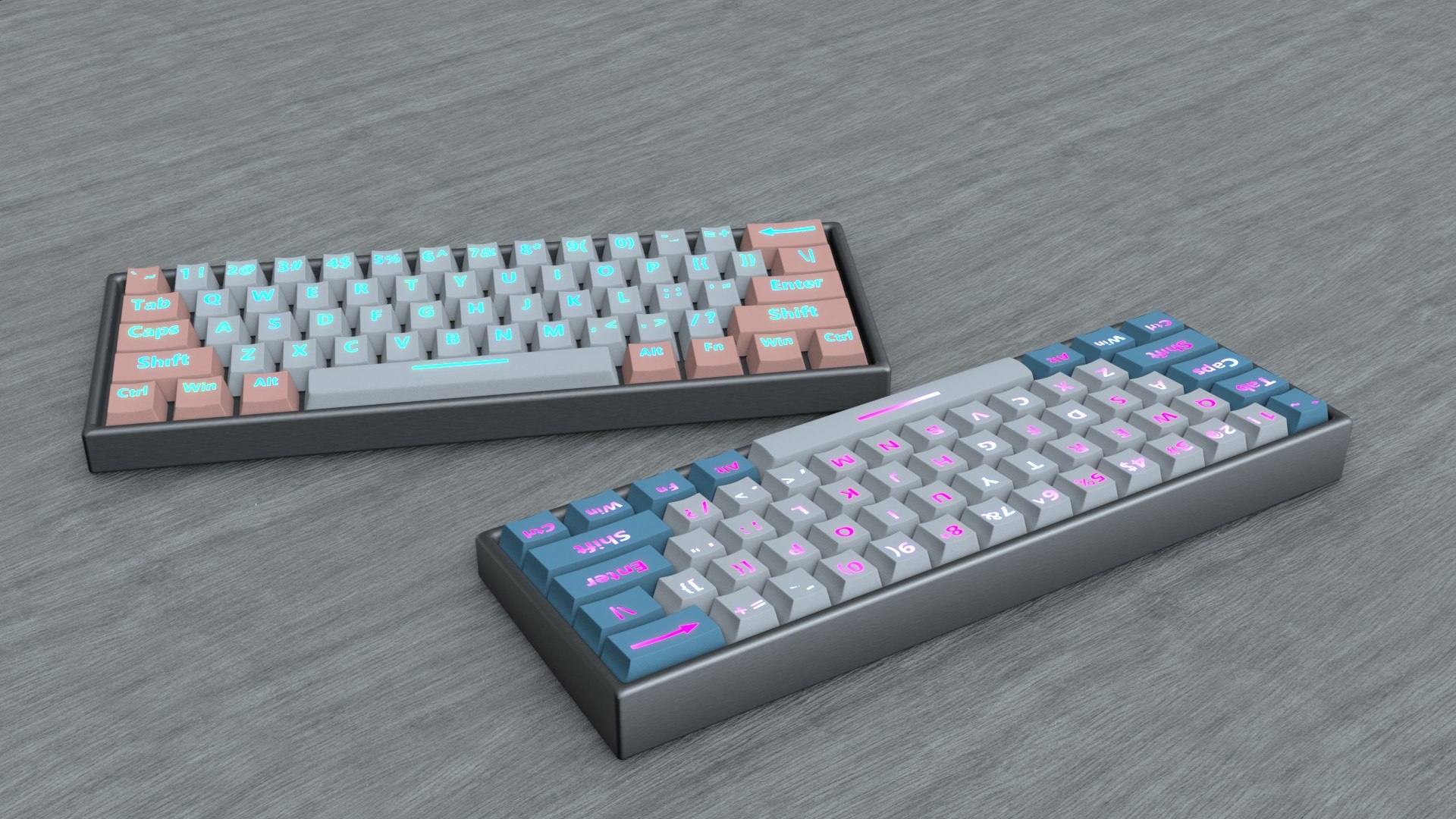 Pack Of Detailed High Poly Gaming Keyboards 3D Model - TurboSquid 2059492