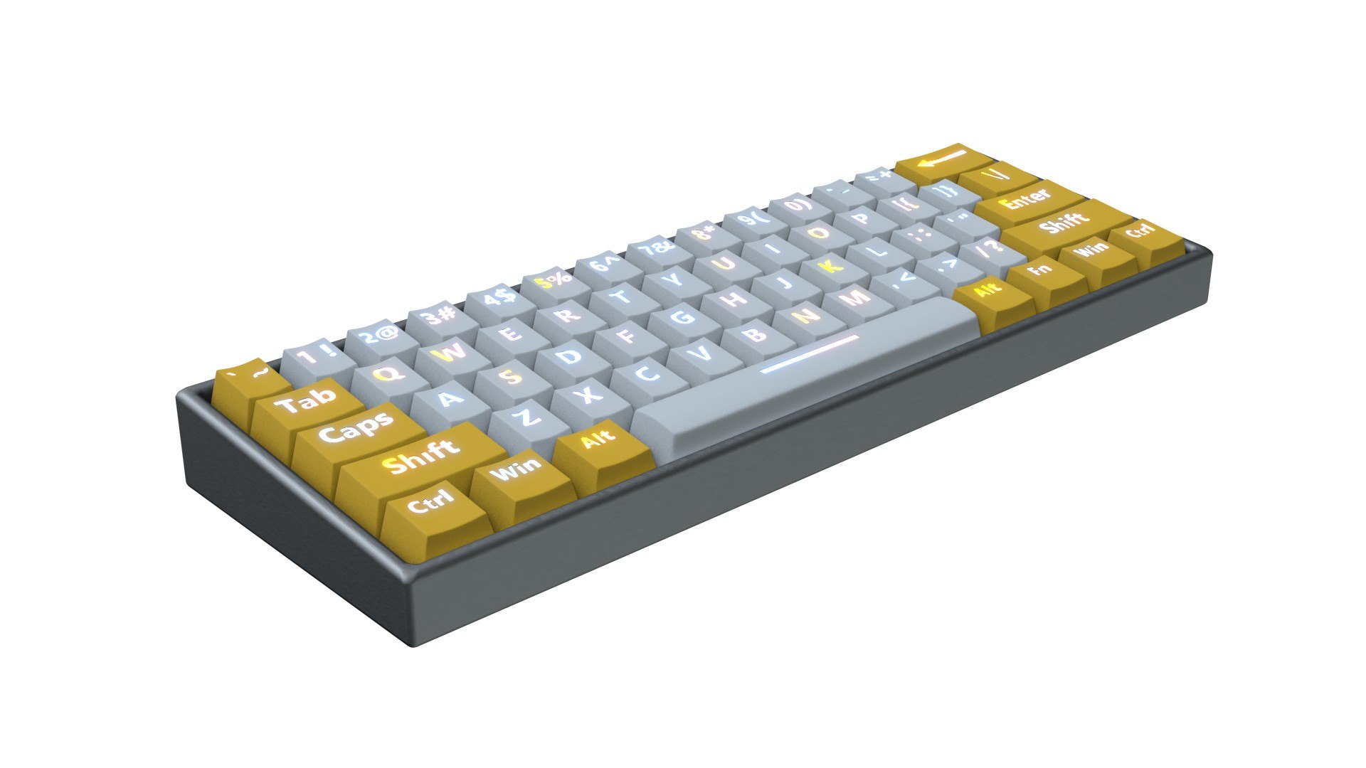 Pack Of Detailed High Poly Gaming Keyboards 3D Model - TurboSquid 2059492