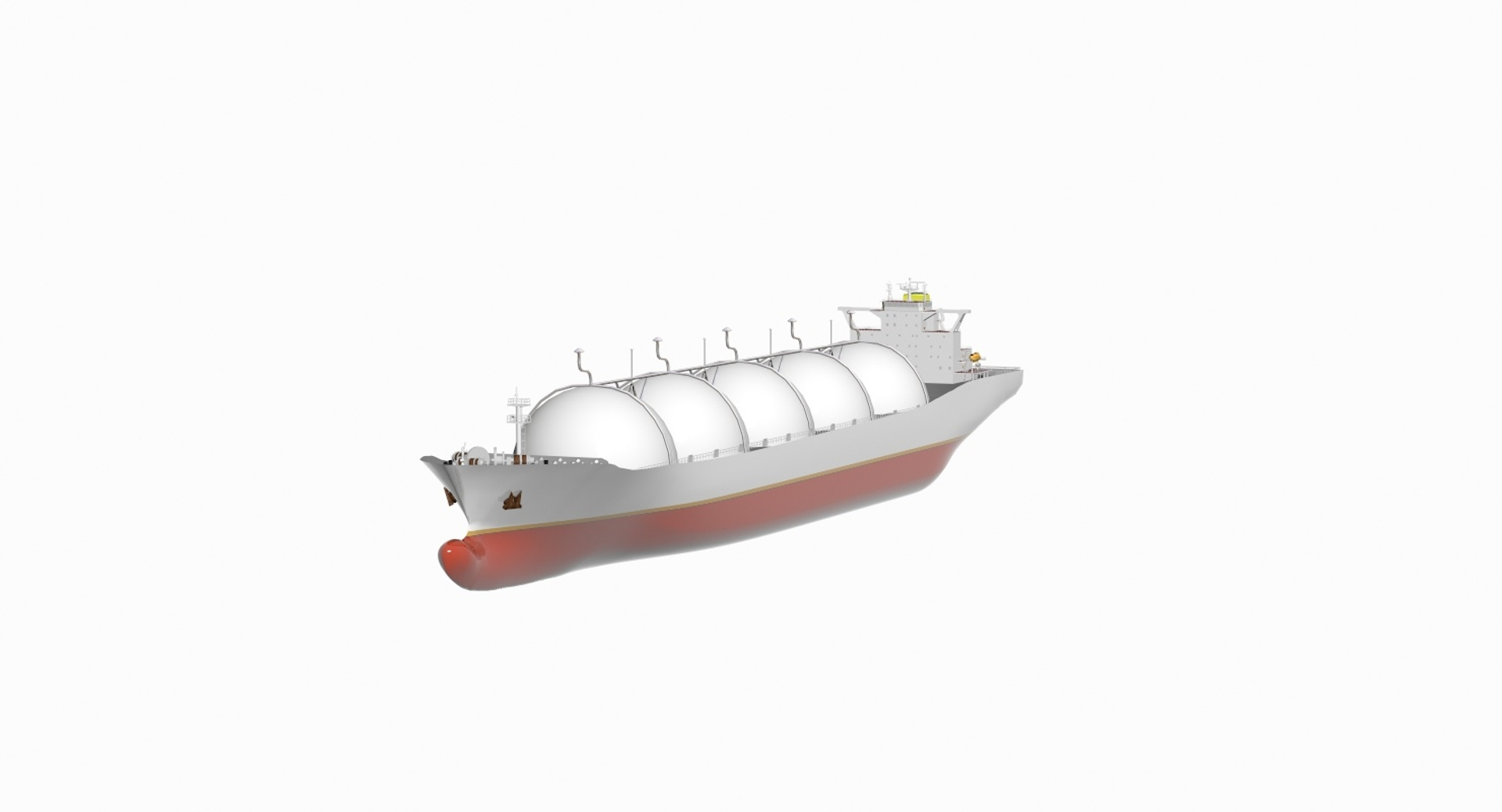 lng vessel 3d model