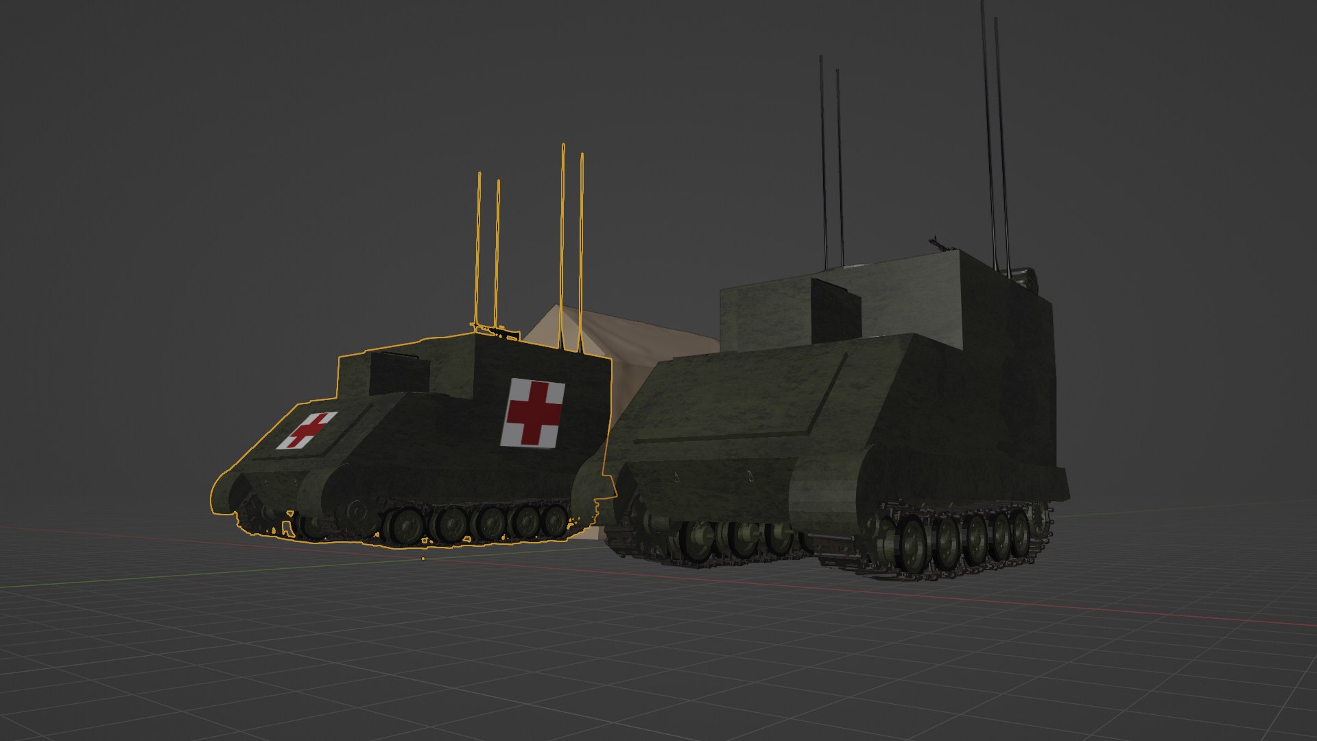 3D M577 US Army Tracked Command Vehicle Model - TurboSquid 2375519