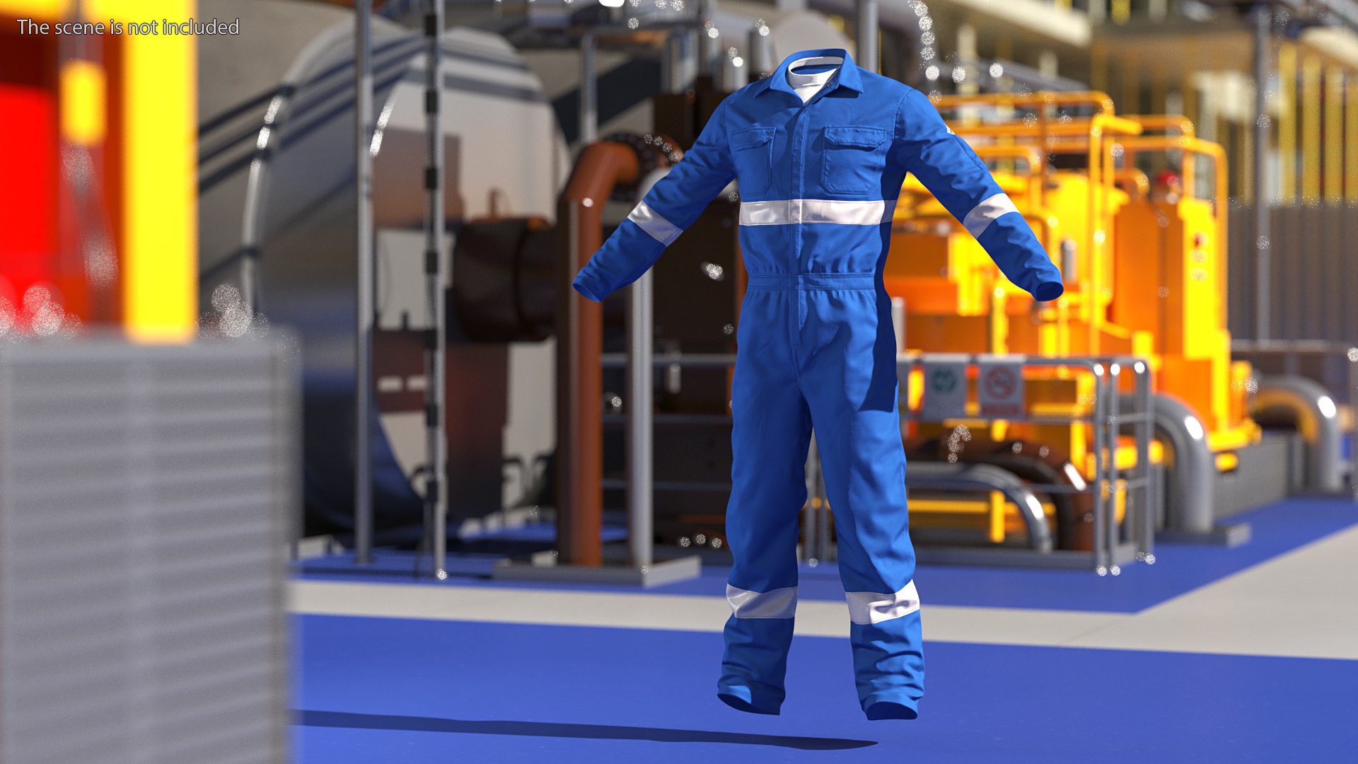 Oil Field Worker Suit 3D - TurboSquid 1784776