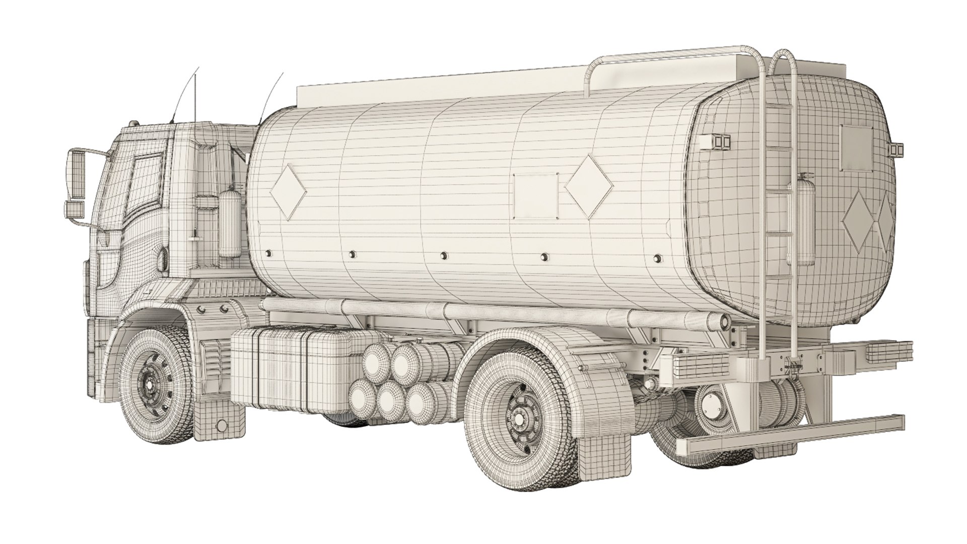 Ford Trucks 1833 DC Cistern 2012 3D - TurboSquid 1888618