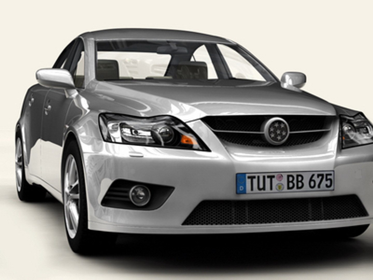 Generic Car Middle Class Interior 3d 3ds