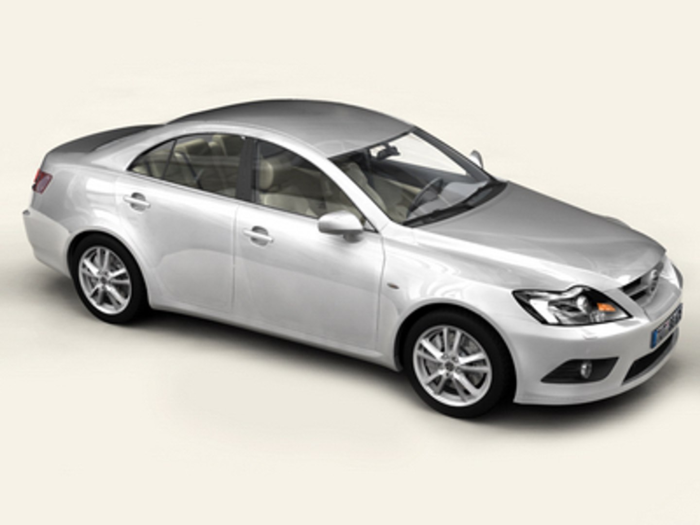 Generic Car Middle Class Interior 3d 3ds