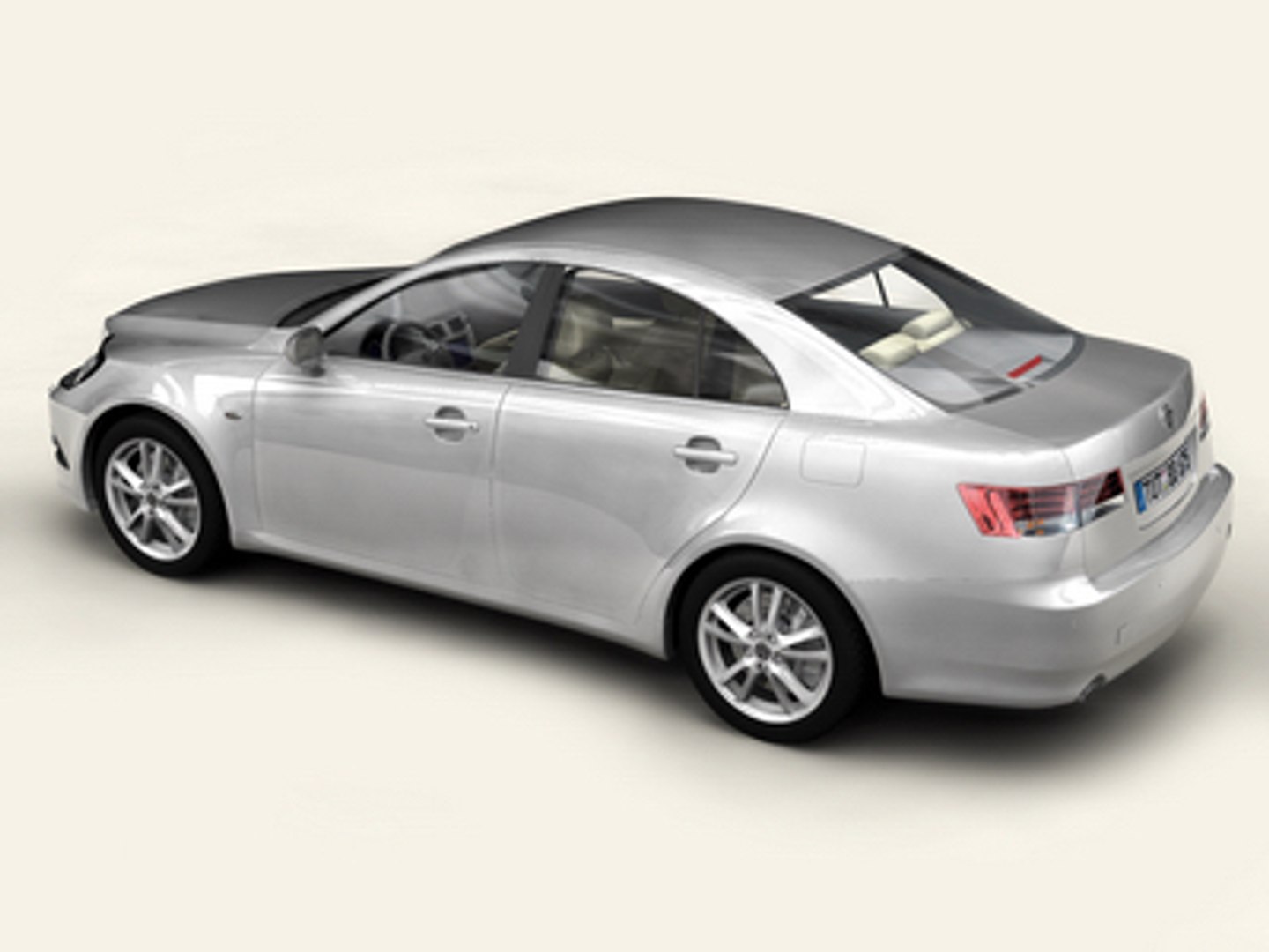 Generic Car Middle Class Interior 3d 3ds