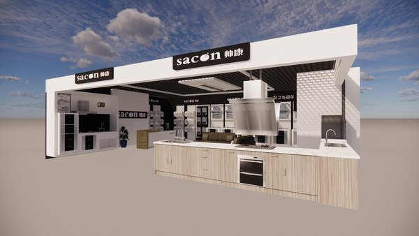 modelo 3d Stand de exposición-A6 - TurboSquid 2100659