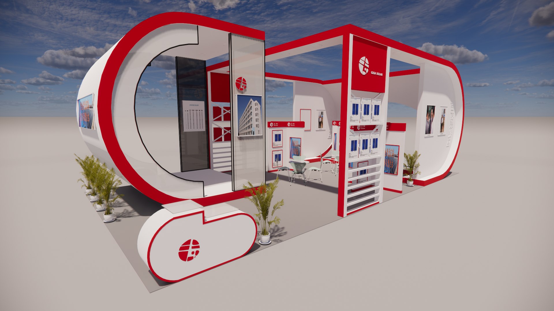 3D Model Booth Exhibition-A6 - TurboSquid 2100659