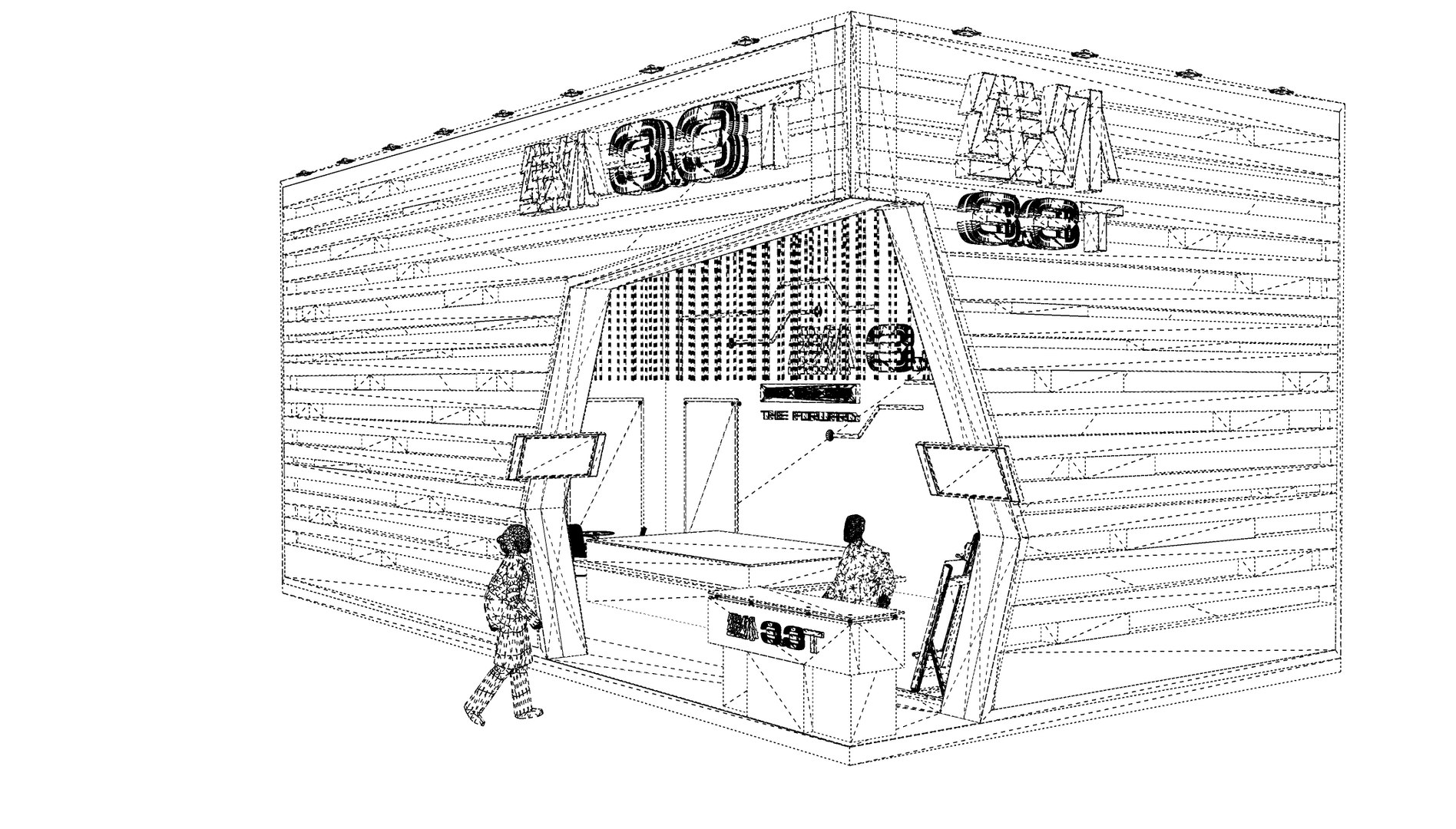 3D Model Booth Exhibition-A6 - TurboSquid 2100659