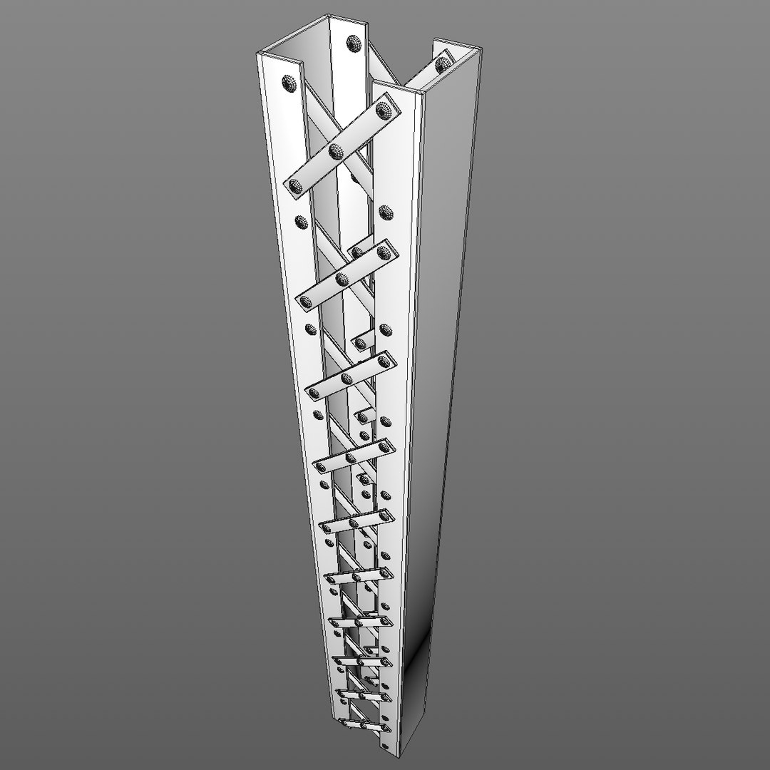 3D Girders Model - TurboSquid 1155453
